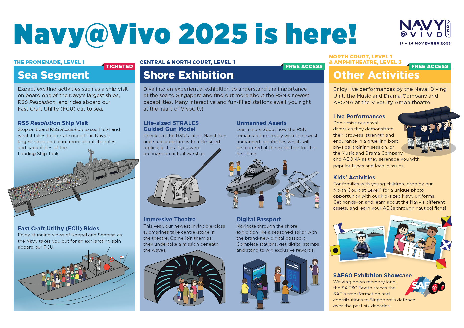 Infographics: Navy@Vivo 2025 is here! | Ministry of Defence