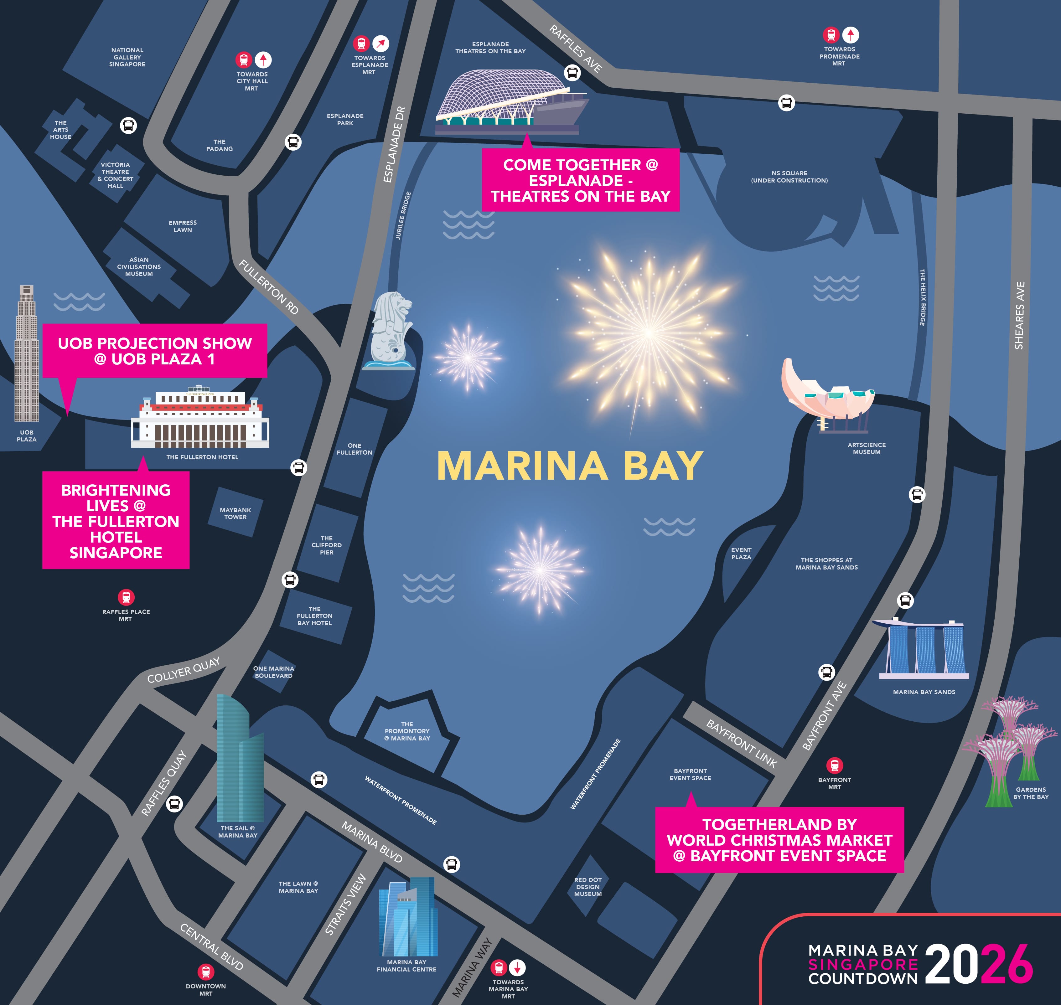 Event Map | Marina Bay Singapore Countdown