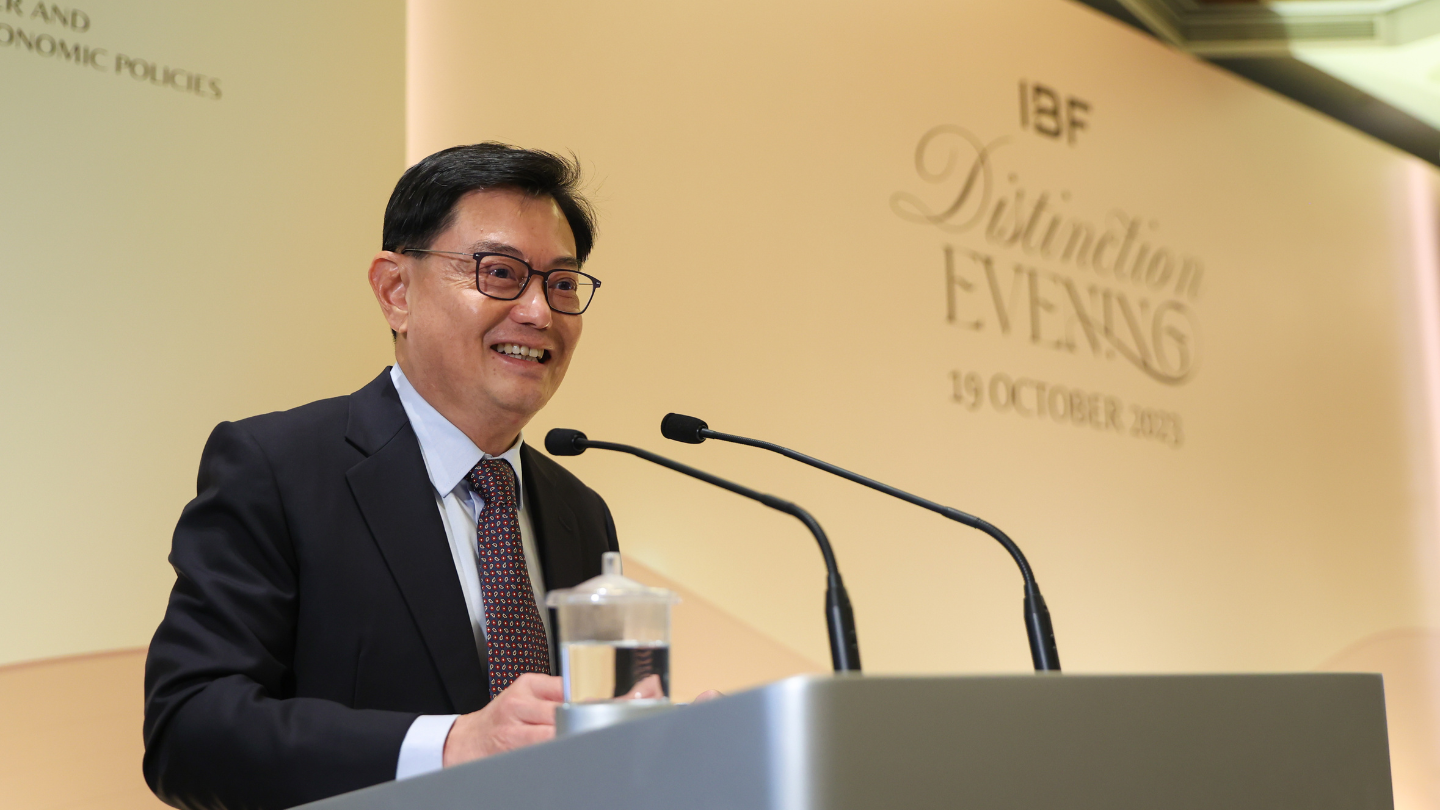 DPM Heng Swee Keat at the Institute of Banking and Finance (IBF ...