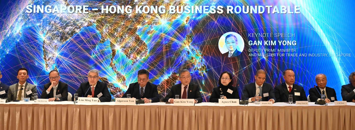 DPM Gan Kim Yong at the Singapore – Hong Kong Business Roundtable ...