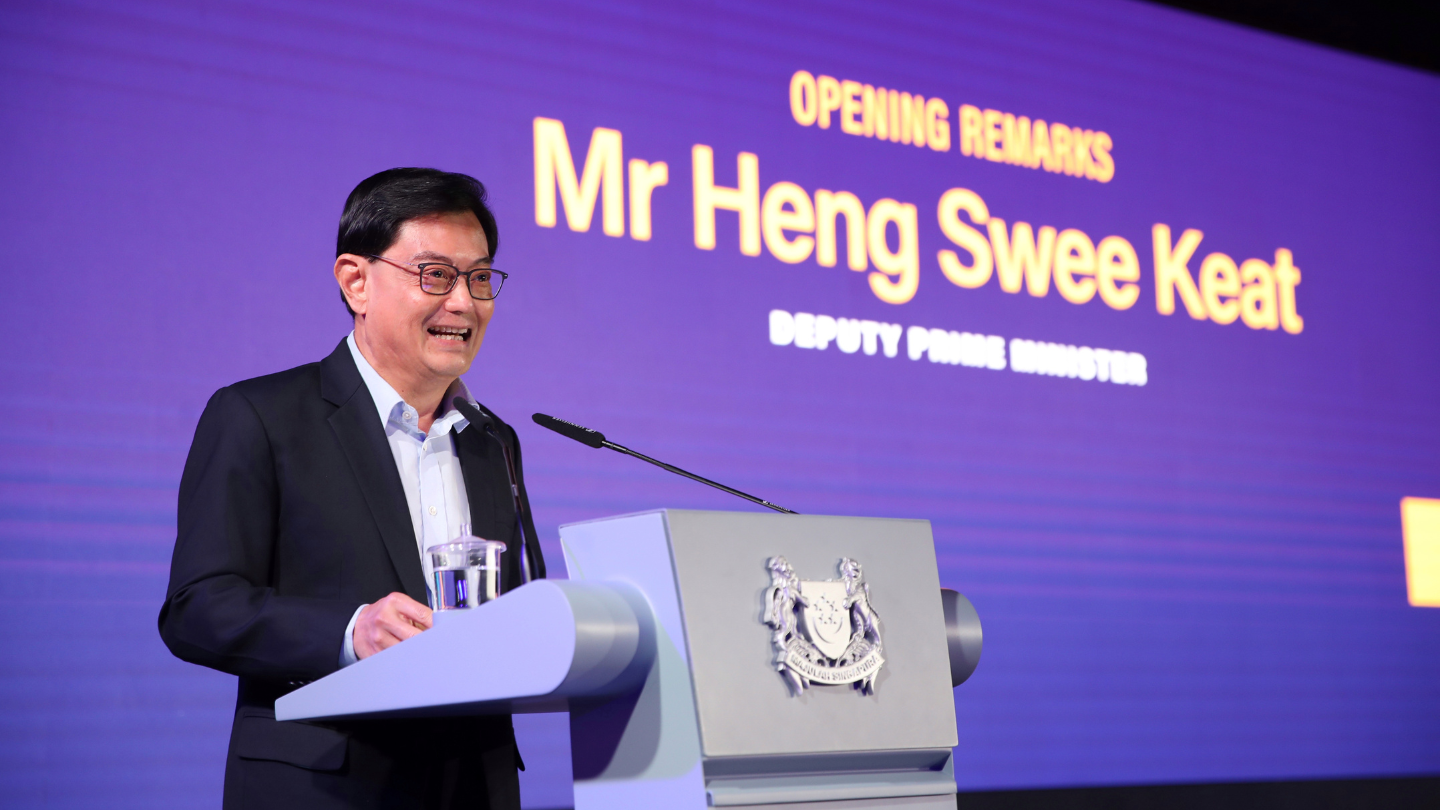 DPM Heng Swee Keat at the Singapore Expo 25th Anniversary Celebration ...