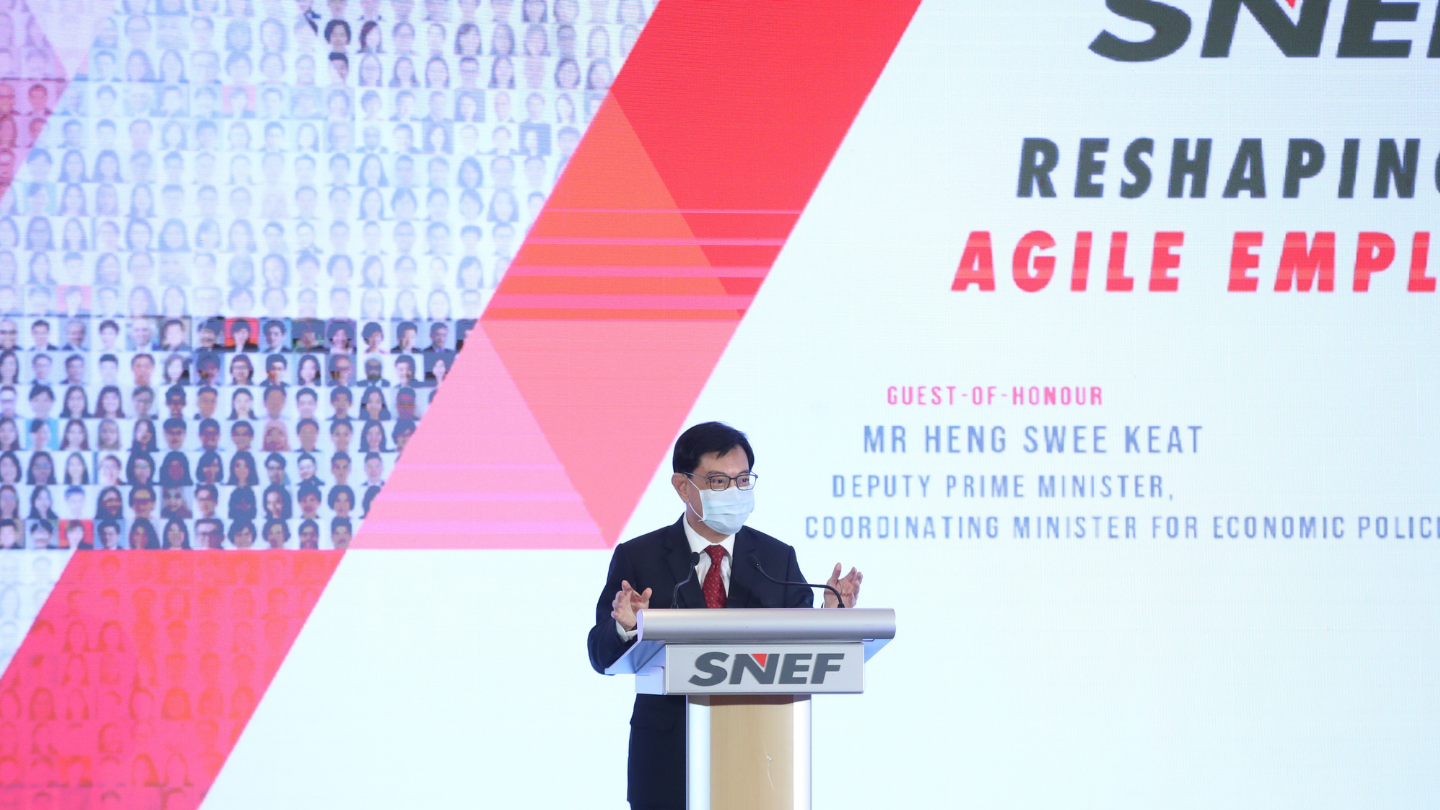 DPM Heng Swee Keat at the Singapore National Employers Federation (SNEF ...