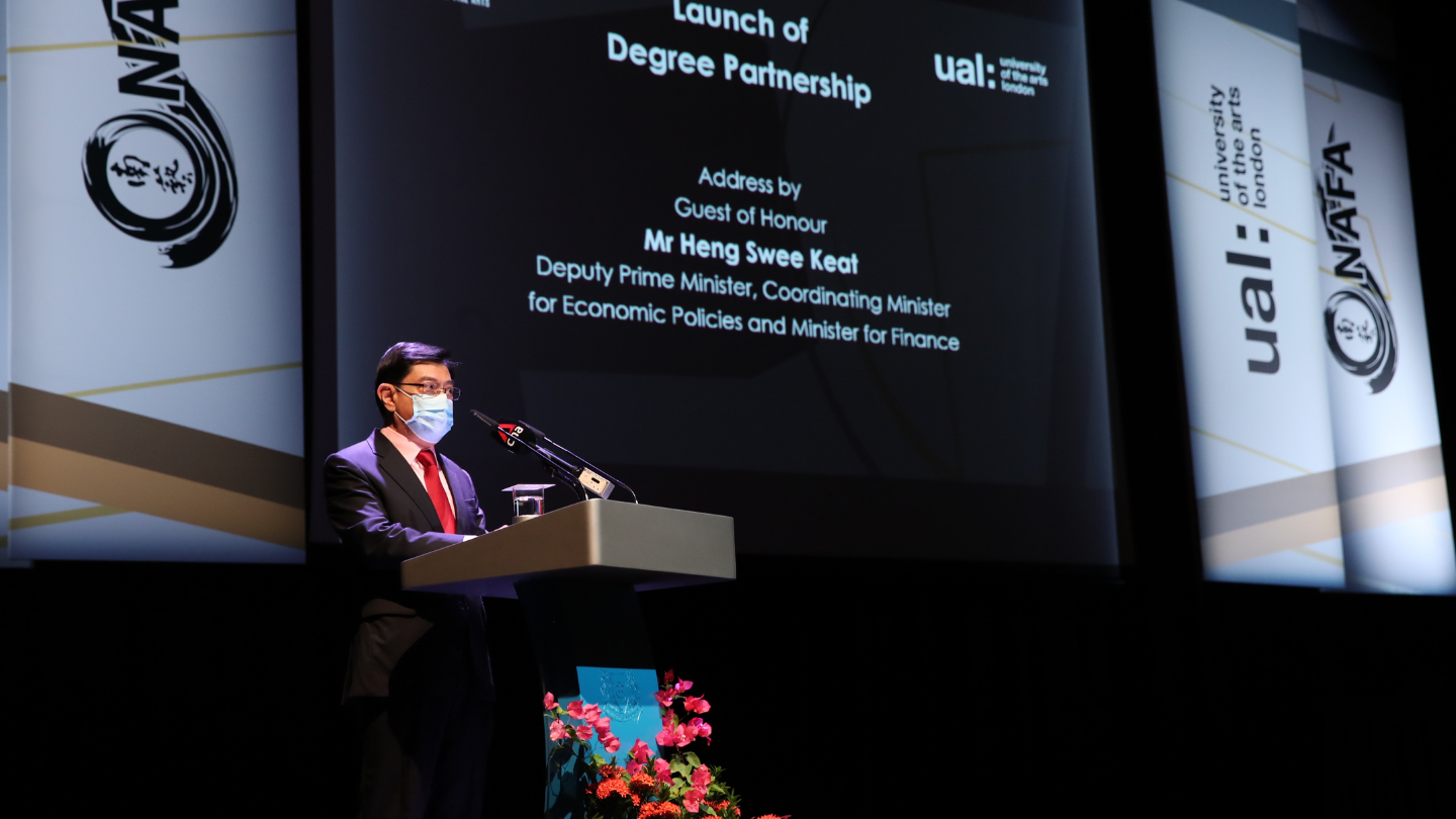 DPM Heng Swee Keat at the Launch of NAFA–UAL Degree Partnership | Prime ...