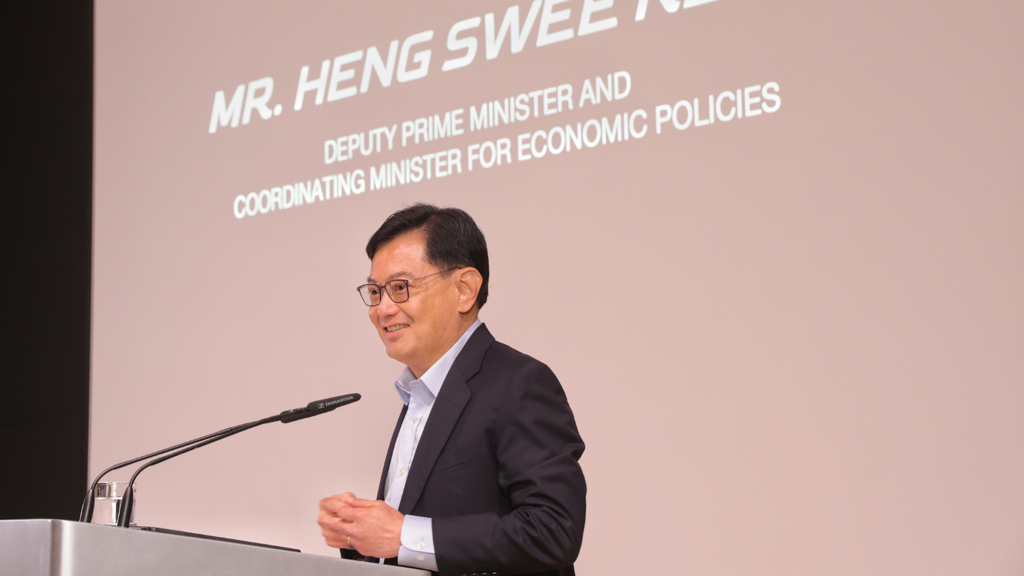 DPM Heng Swee Keat at Singtel's 'Unfolding a New Era' Event | Prime ...