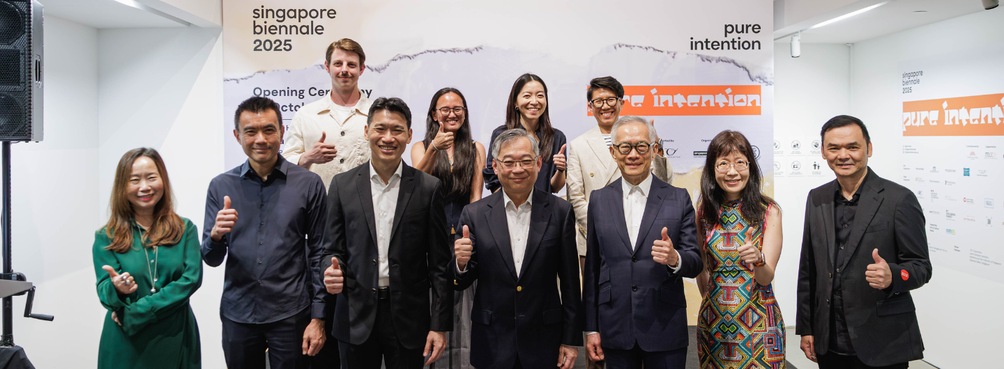 DPM Gan Kim Yong at the Singapore Biennale 2025: pure intention Opening ...