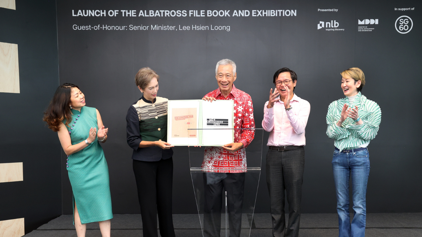 SM Lee Hsien Loong at the Launch of the Albatross File Book and ...