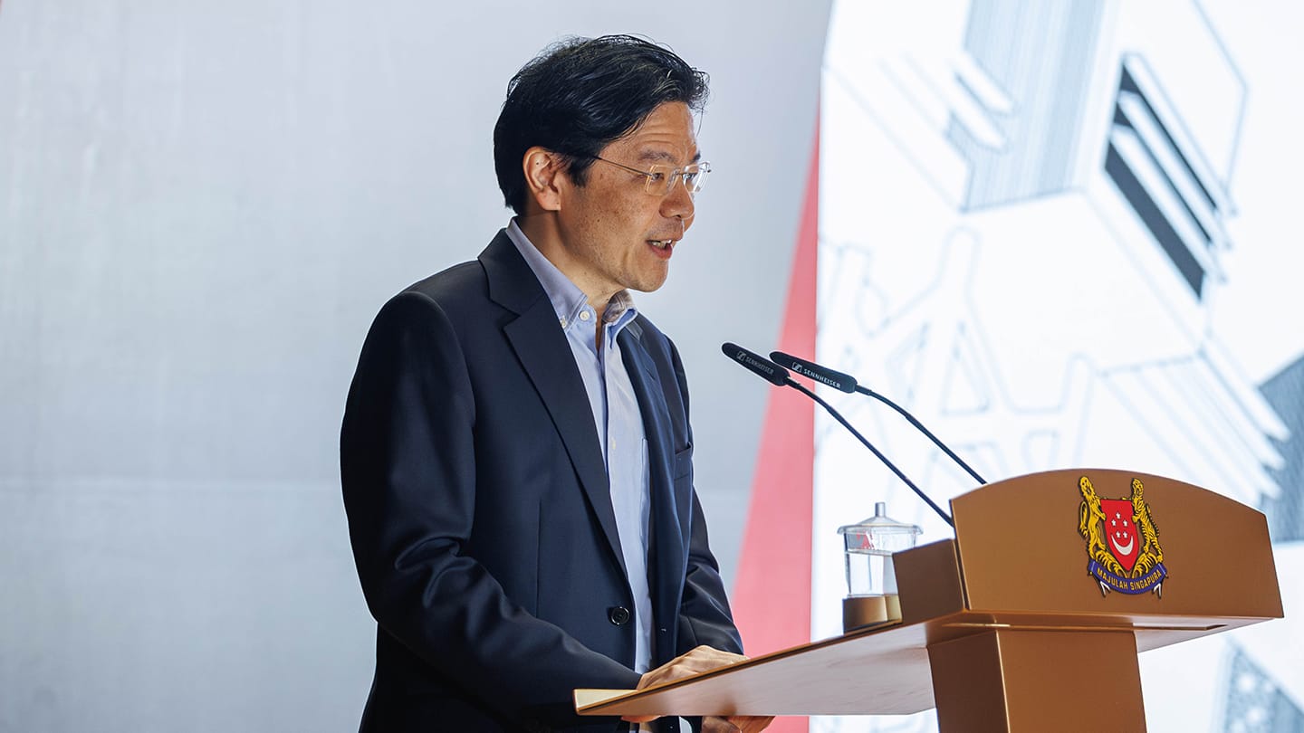 PM Lawrence Wong at the SIT Punggol Campus Official Opening Ceremony ...
