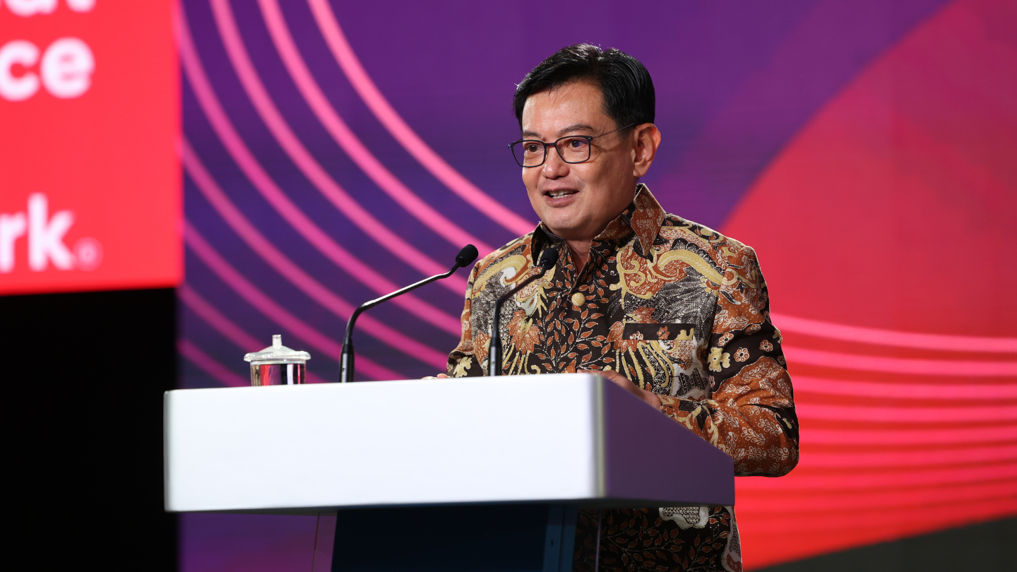 DPM Heng Swee Keat at the celebration of Great Workplaces Awards ...
