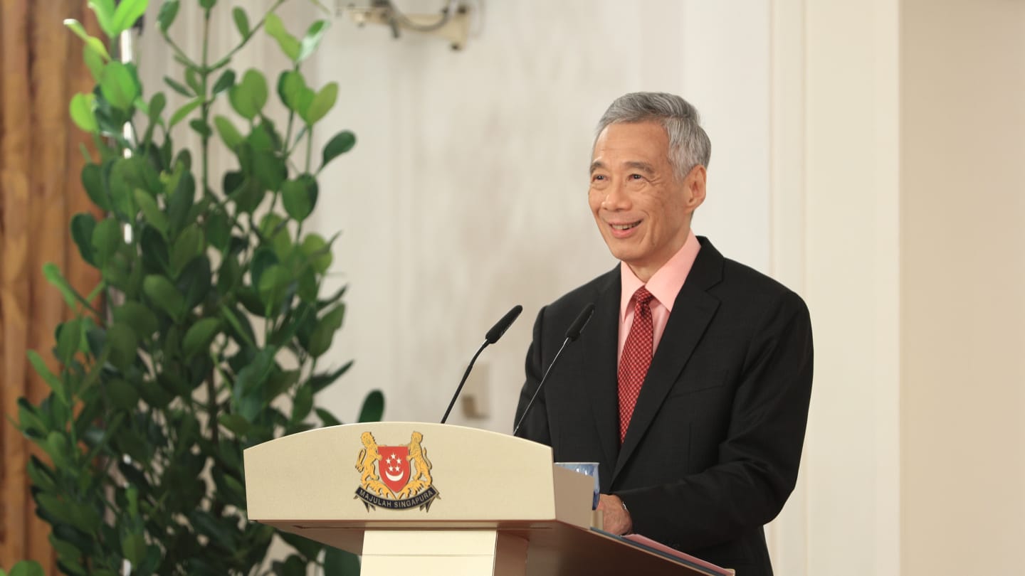 PM Lee Hsien Loong at the Swearing-in Ceremony on 27 July 2020 | Prime ...
