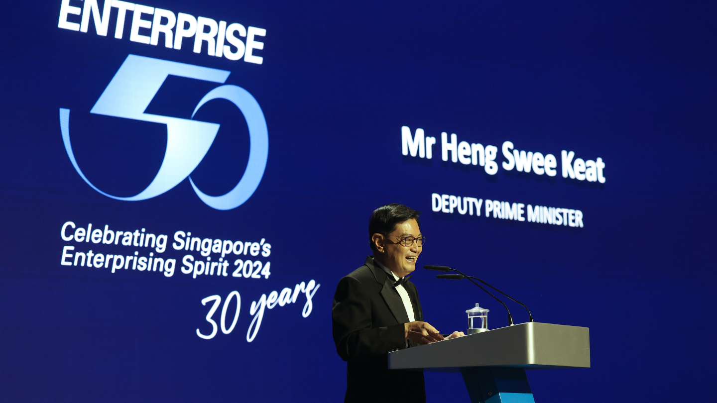DPM Heng Swee Keat at the Enterprise 50 Awards 2024 | Prime Minister's ...