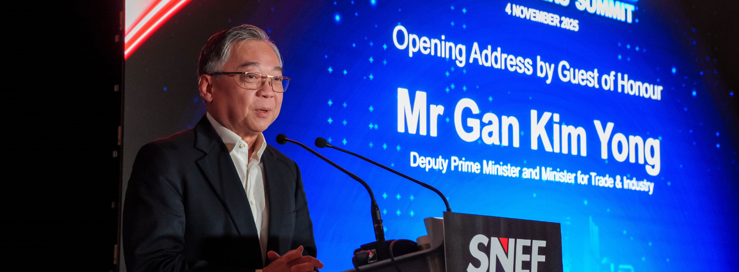 DPM Gan Kim Yong at the SNEF45 Employers' Summit | Prime Minister's ...