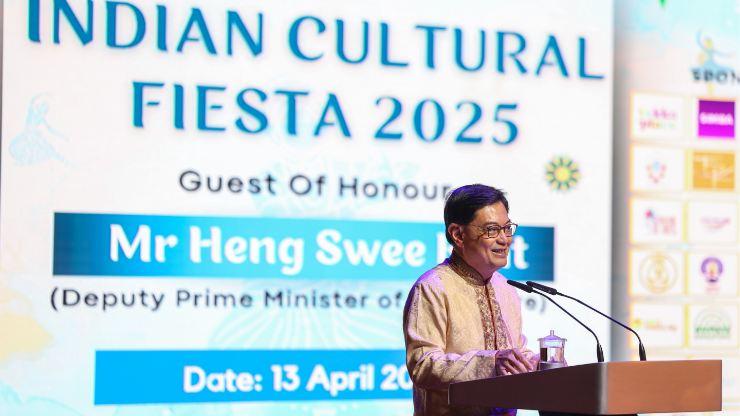 DPM Heng Swee Keat at the Indian Cultural Fiesta 2025 | Prime Minister ...