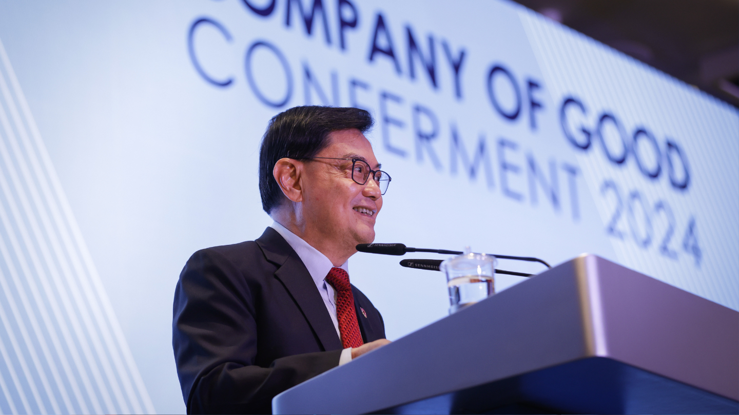 DPM Heng Swee Keat at the NVPC Company of Good Conferment Ceremony 2024 ...