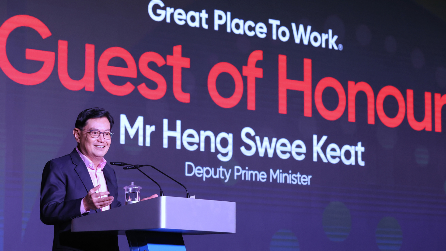 DPM Heng Swee Keat at the Best Workplaces in Singapore 2024 Awards ...