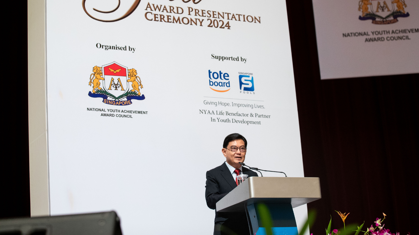 DPM Heng Swee Keat at the 21st NYAA Gold Award Ceremony | Prime ...