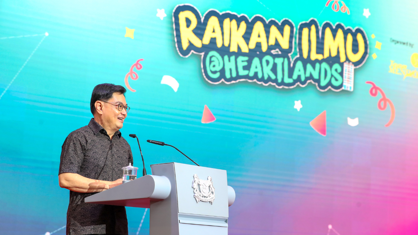 DPM Heng Swee Keat at the Launch of Raikan Ilmu @ Heartlands 2024 ...