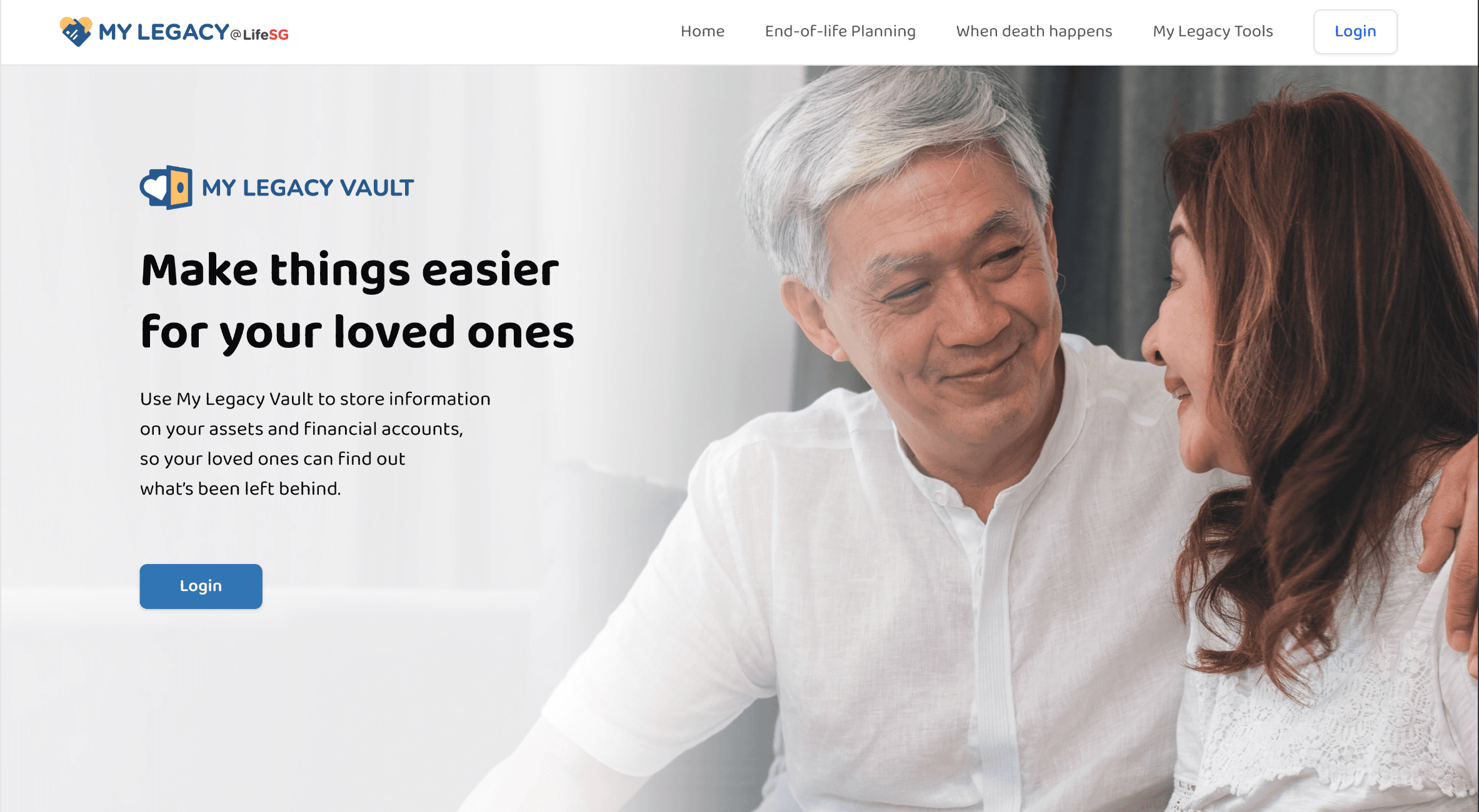 My Legacy Link / My Legacy Vault 2.0 | Hack for Public Good