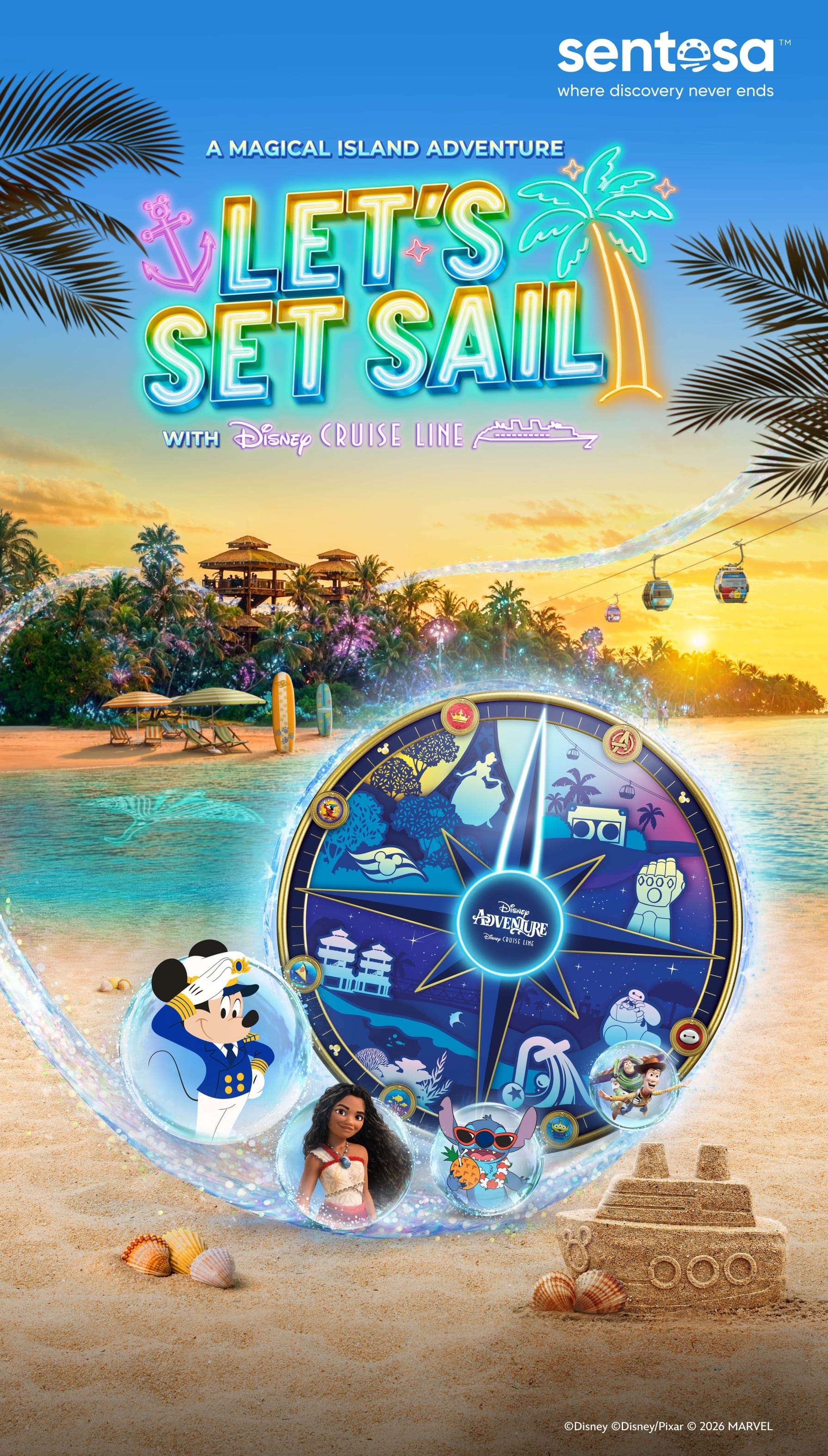 Sentosa unveils A Magical Island Adventure with Disney Cruise Line ...