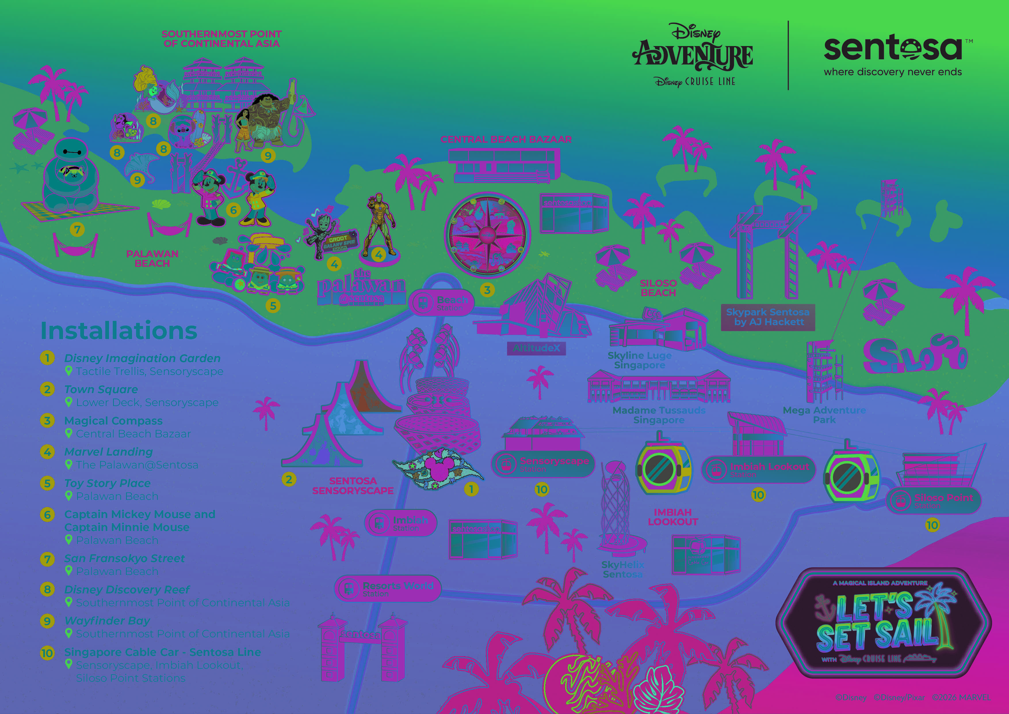 Sentosa unveils A Magical Island Adventure with Disney Cruise Line ...