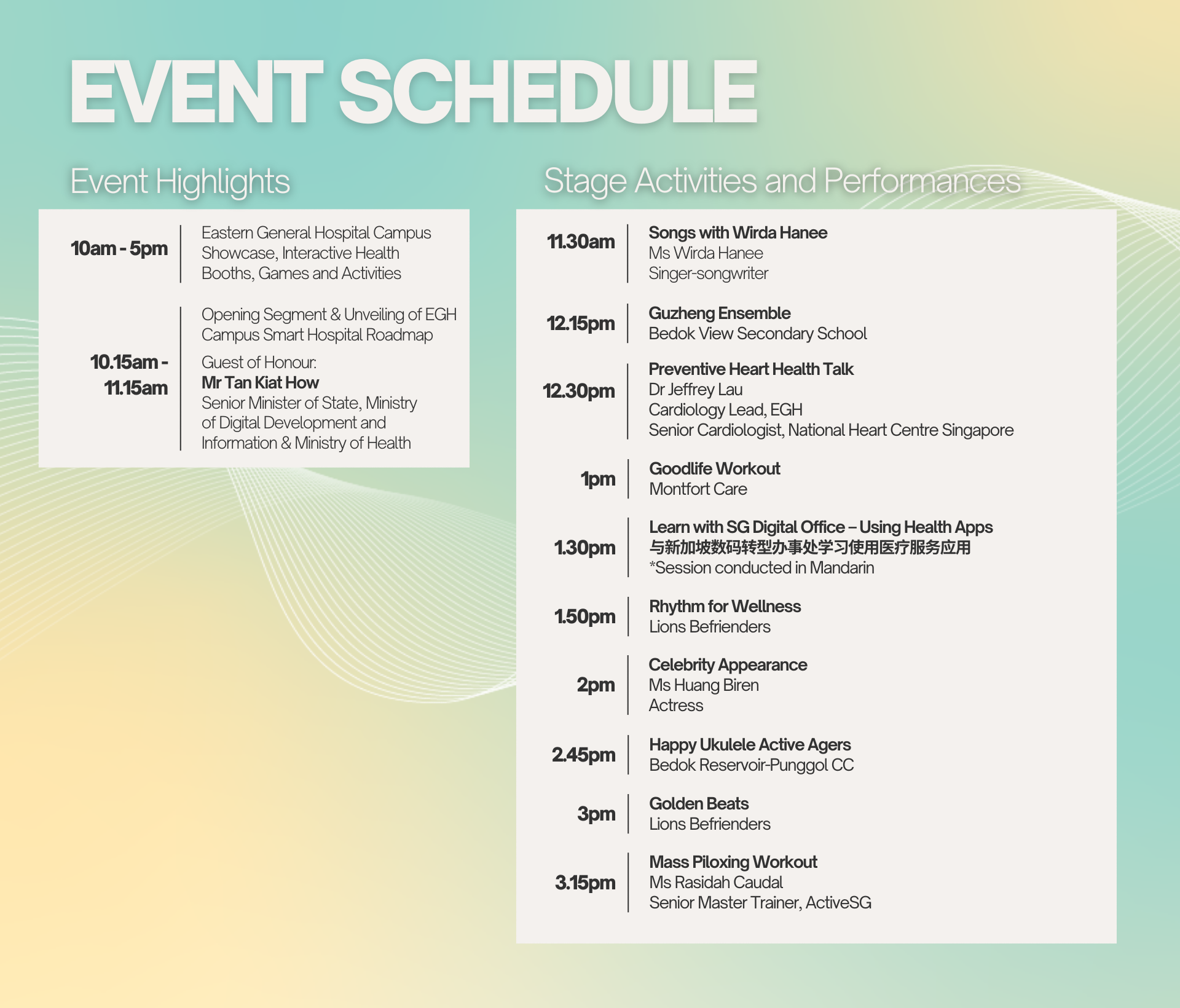 EGH Campus Health Fest | Eastern General Hospital
