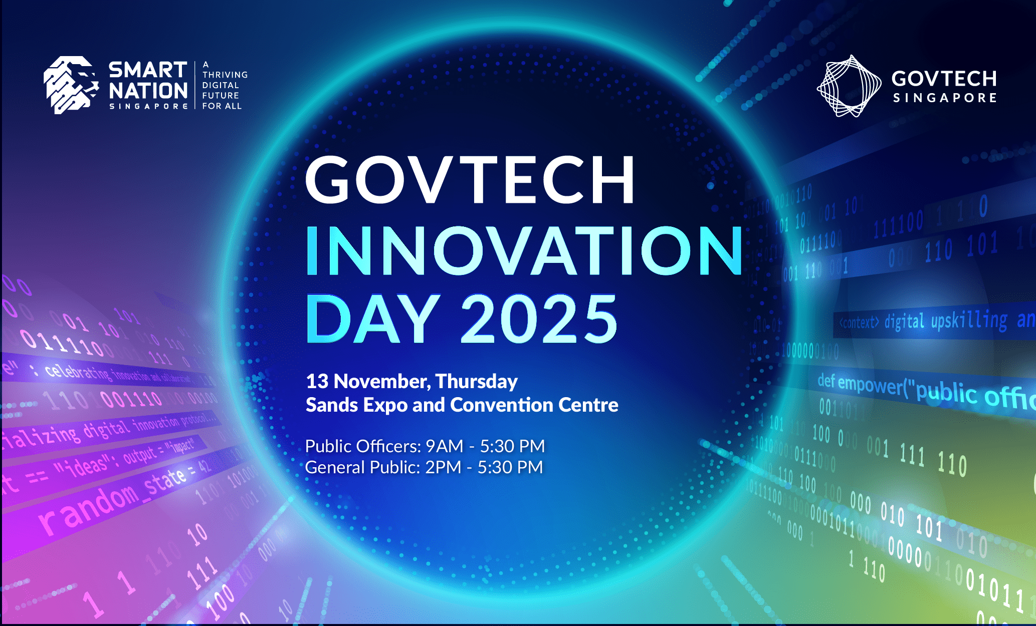 GovTech Innovation Day 2025 (13 Nov 2025) | Government Technology ...